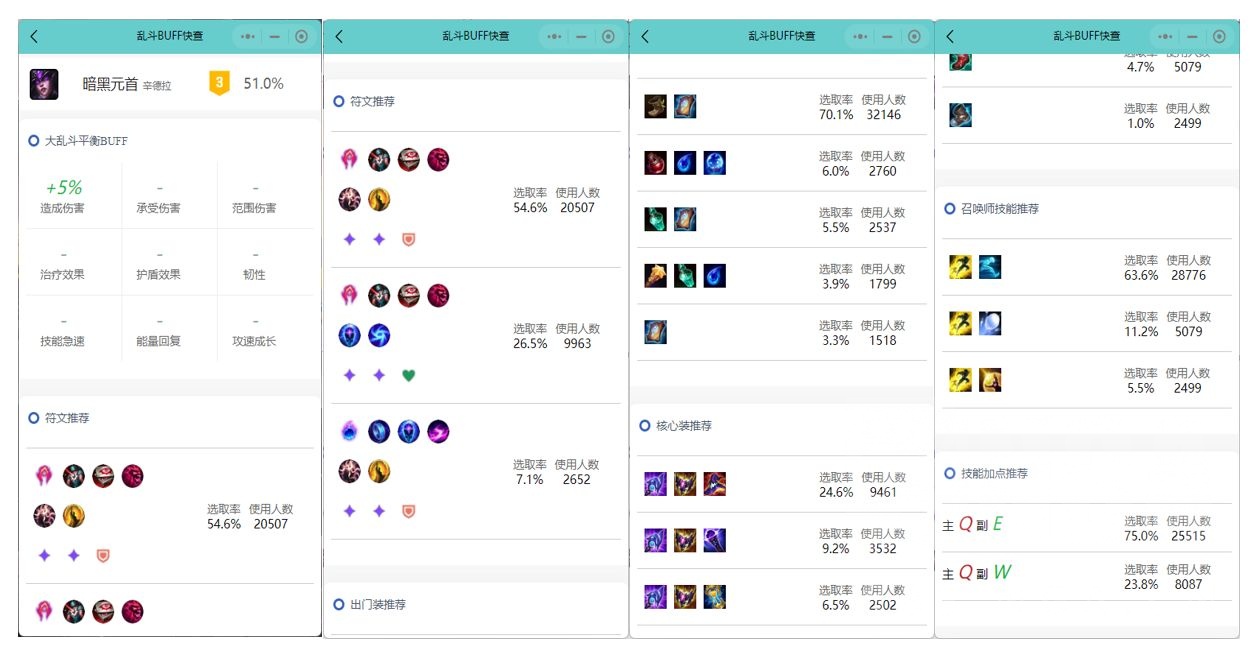 [大乱斗！] [分享创造] 我做了极地大乱斗BUFF小程序 3.0 NGA玩家社区