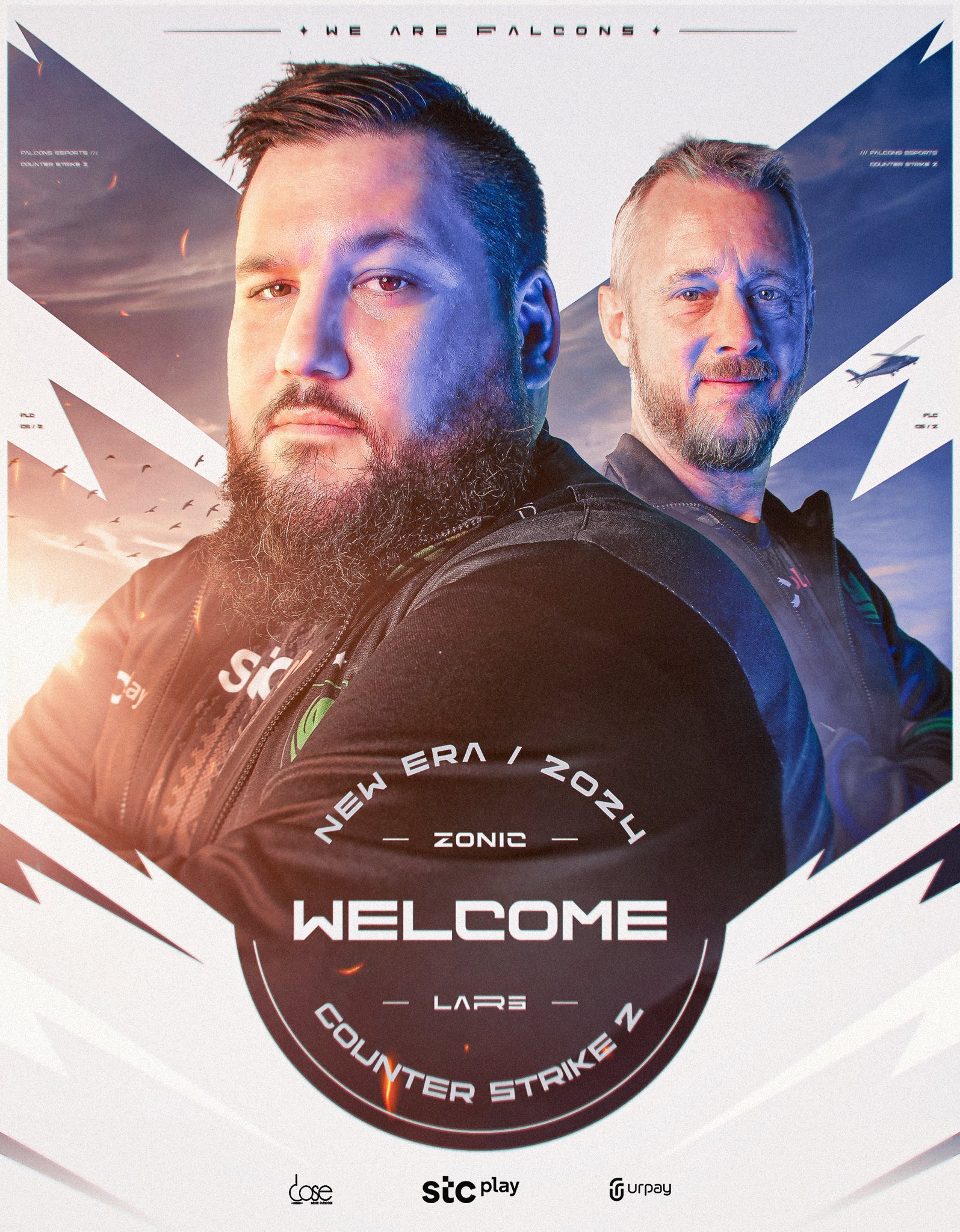 丹麦zonic和Robl加入沙特Falcons NGA玩家社区