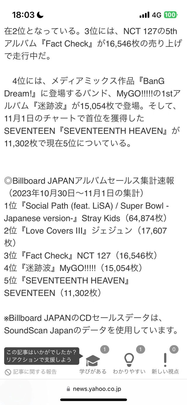 mygo首专 b榜和o榜次日出数据了，2天1.5w，这下国内销量真比霓虹高了 178
