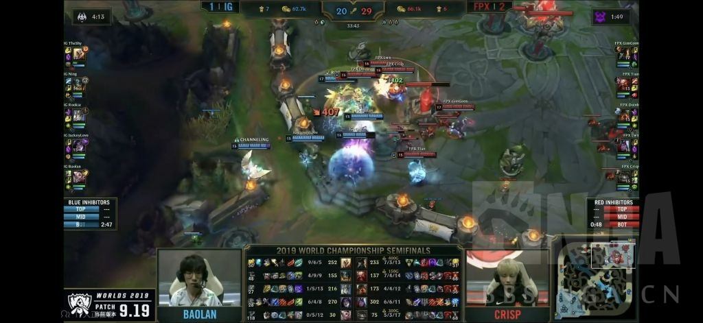 [国际赛事]历史上的今天 2019.11.2 IG 1:3 FPX 178