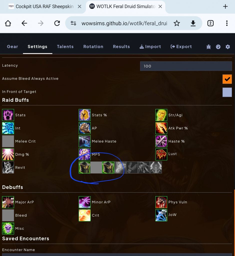 [猫德] 关于WOWSIMS猫德属性设定，命中一栏默认有1%命中BUFF，这个BUFF是什么？ NGA玩家社区