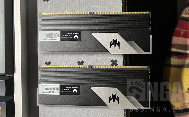 出一对宏碁掠夺者d5条子c32 6400频率a代，黑色16×2[700已出] NGA玩家社区