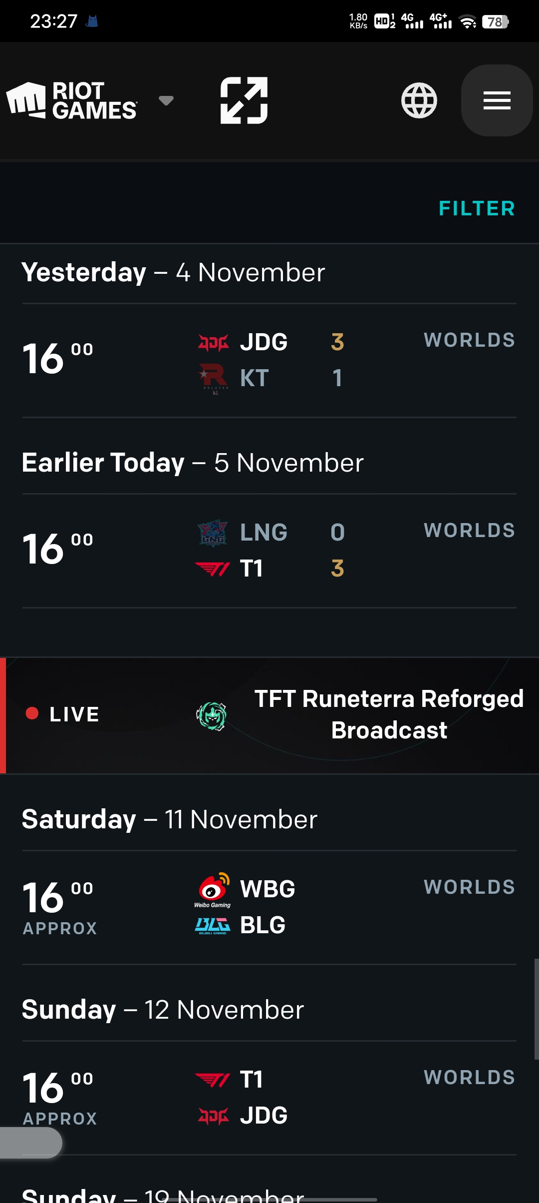 [国际赛事] WBG与T1将获得半决赛第一局的优先选边权 NGA玩家社区
