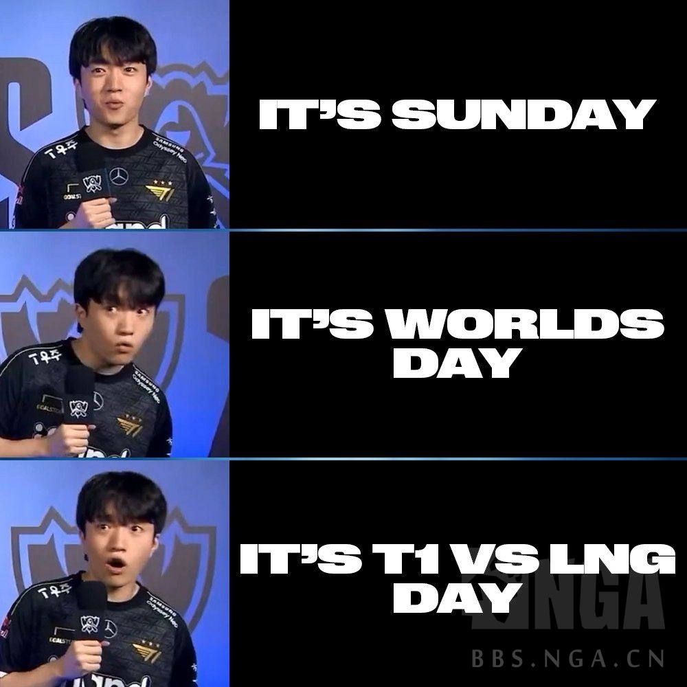 [国际赛事] 今天LNG打T1，有什么恩怨或者梗吗，求科普 NGA玩家社区