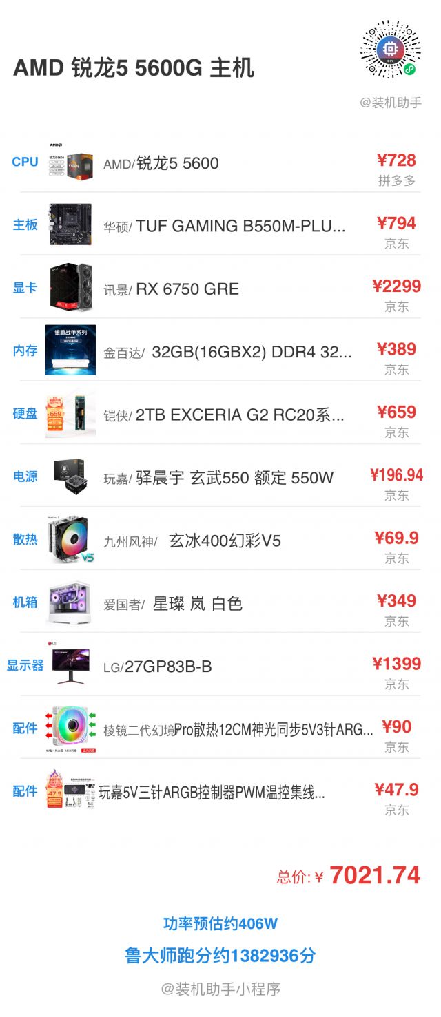 这一套下车了，5000预算干到了7000? NGA玩家社区