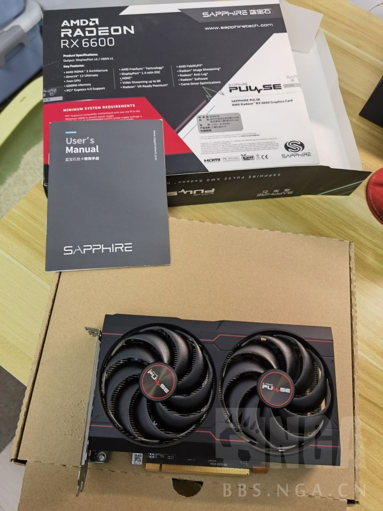 [电脑硬件] 出蓝宝石6600白金版[暂出。] NGA玩家社区