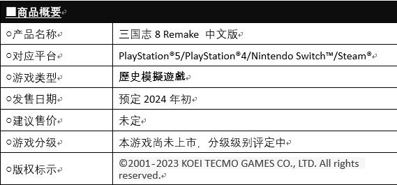 "三国志8 Remake"公开战斗系统详细内容 NGA玩家社区