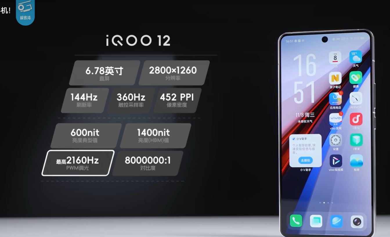 是不是哪里不对劲，极客湾评测说IQOO12屏幕是 ”PWM最高2160hz“调光啊。请问这个是咋回事？ NGA玩家社区