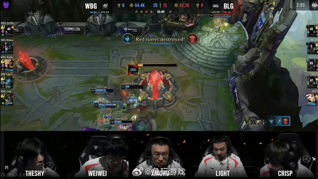 [国际赛事]Weiwei这下亮标加踩头有点爽，毕竟blg差点毁了他职业生涯。 NGA玩家社区