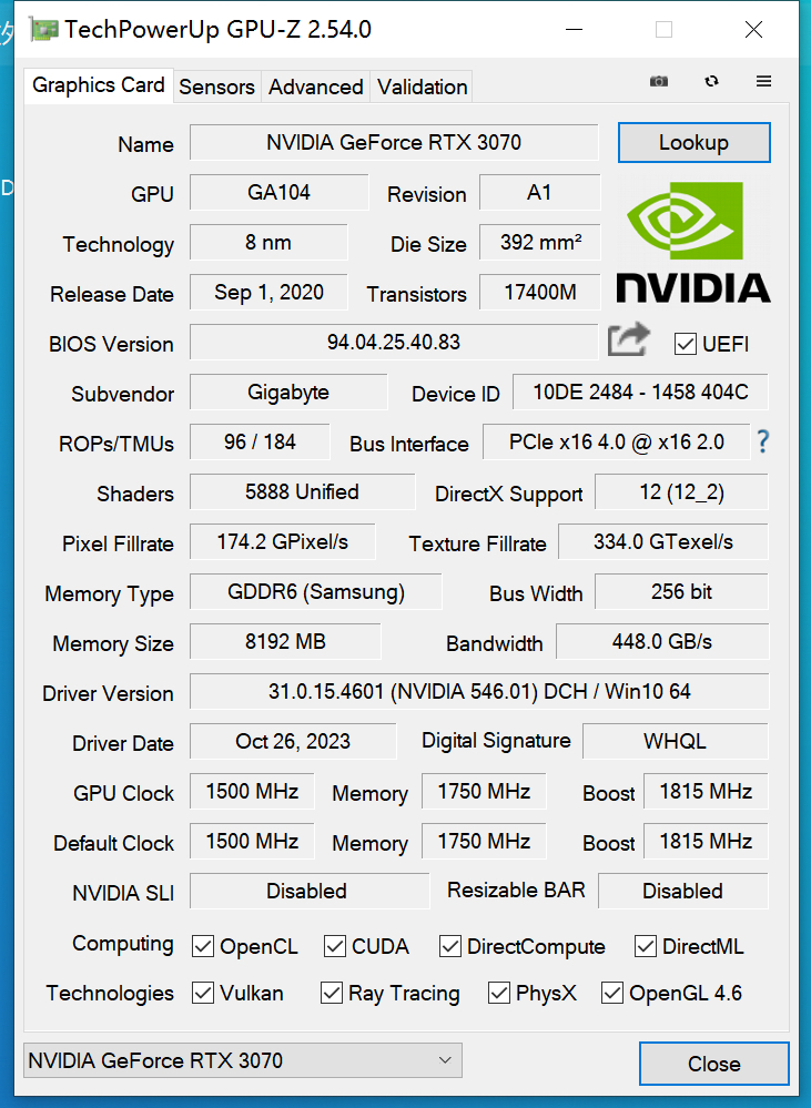 出技嘉魔鹰3070，20年10月产 已出 NGA玩家社区