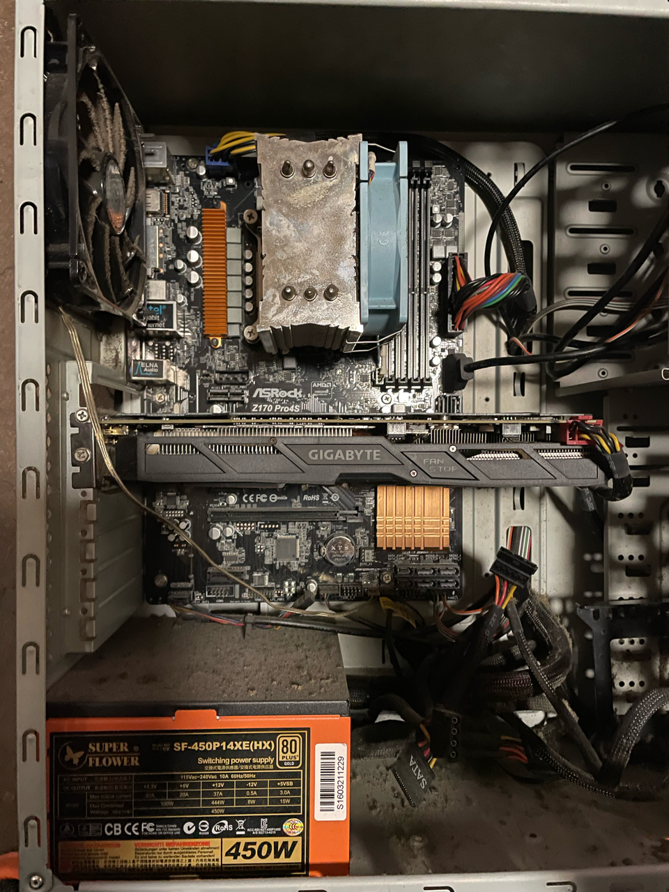 出cpu i5 6500，主板华擎z170 pro4s NGA玩家社区