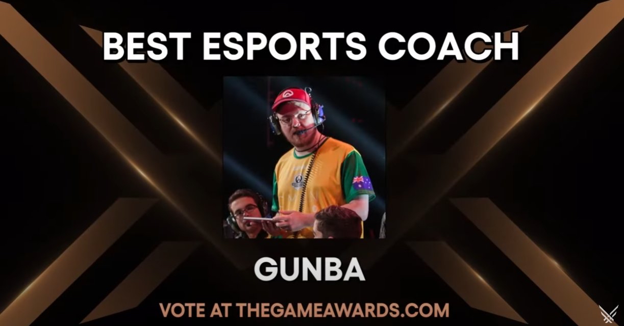 [新闻]狂欢主教练gunba获得tga年度最佳电竞教练提名 NGA玩家社区