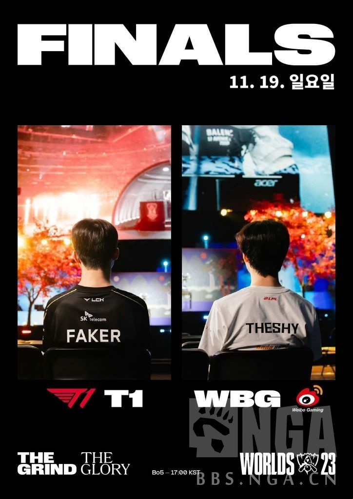 [国际赛事] 烟火 faker 烟火(决赛日海报氵) NGA玩家社区
