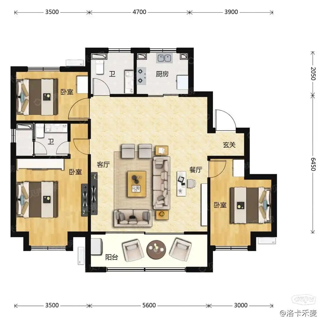这俩户型哪个好啊？120平——130平 NGA玩家社区