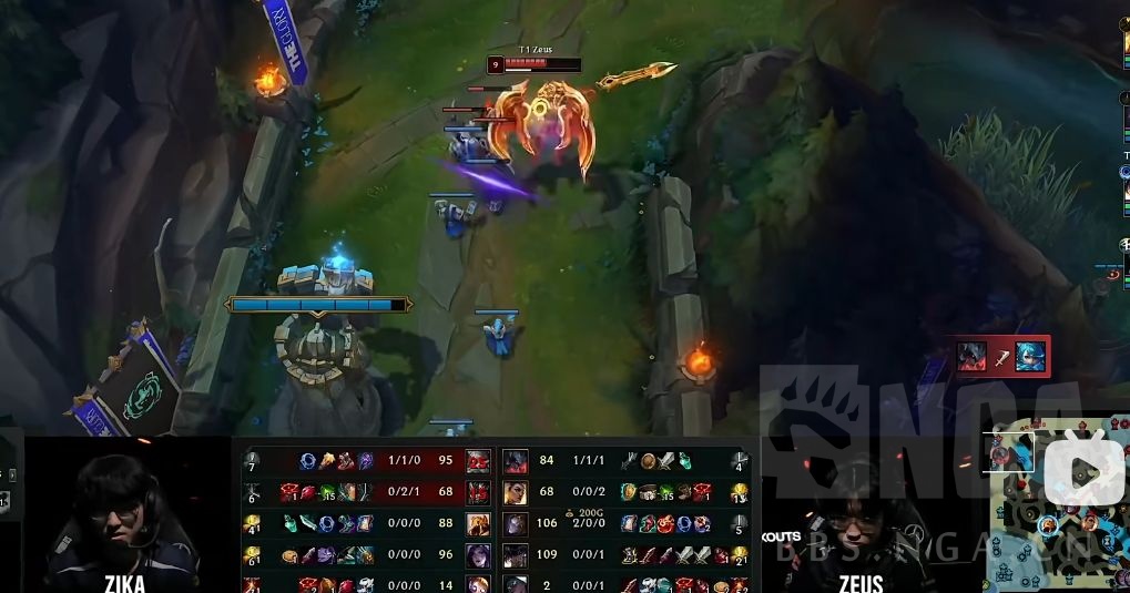 [联盟赛事] 台湾解说前八强打野表示 这BO5看上去是上单差距 其实是打野差距 NGA玩家社区