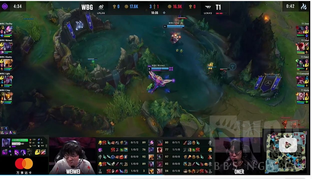 [联盟赛事] 台湾解说前八强打野表示 这BO5看上去是上单差距 其实是打野差距 NGA玩家社区