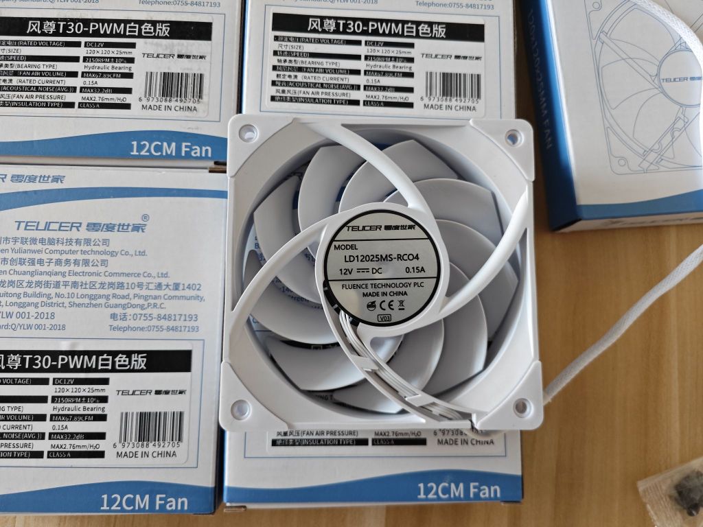 '暂出'出5把全新零度世家风尊T30风扇 白色 140元 NGA玩家社区