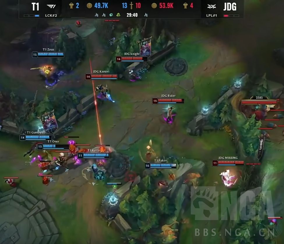 [本赛区赛事] T1打JDG的第三把[和谐讨论] NGA玩家社区