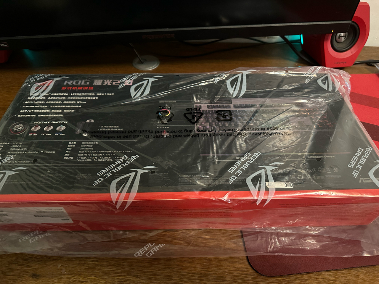 出 rog 耀光 2 幻键盘，冰川蓝轴，省流 900 包邮 NGA玩家社区