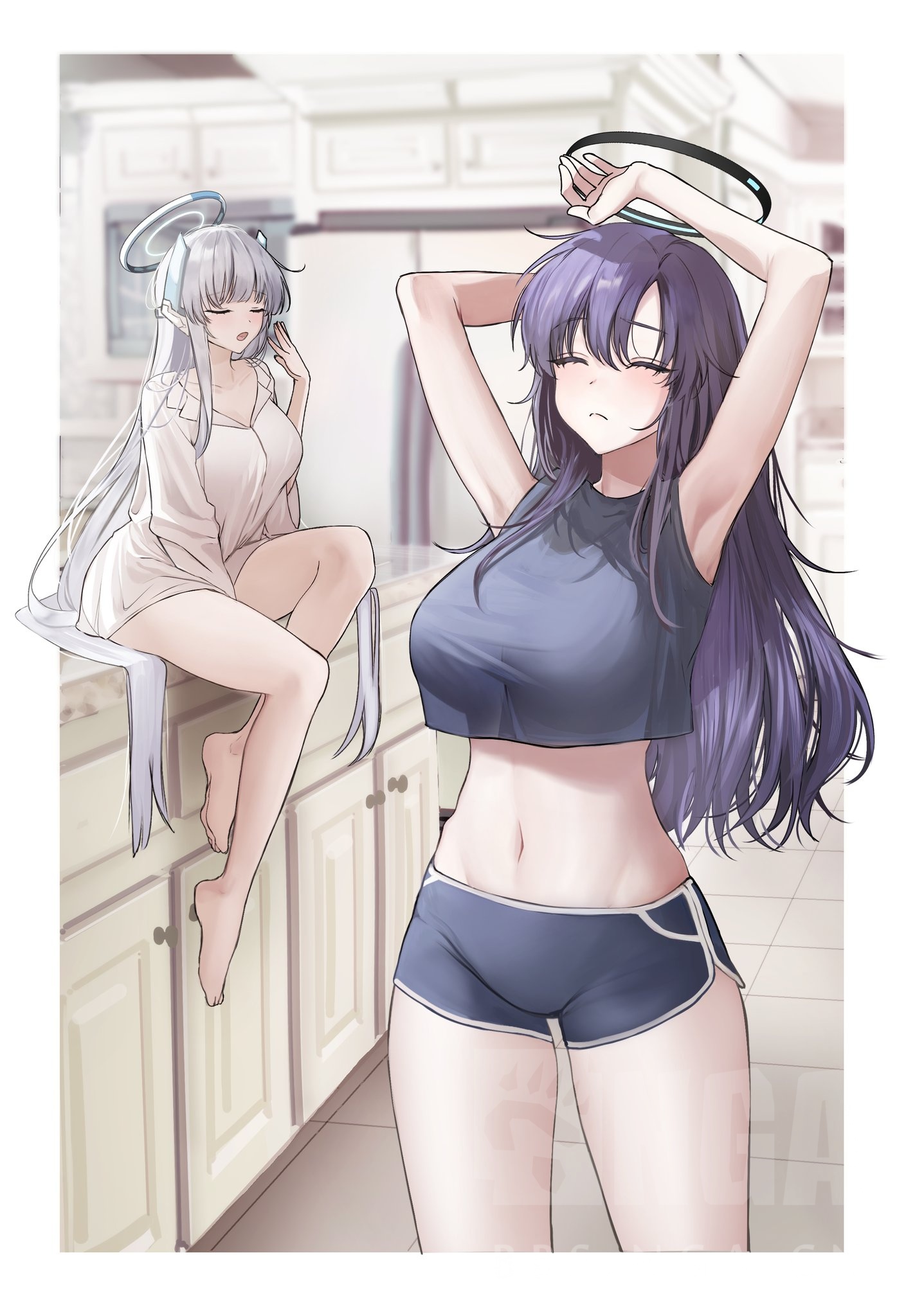 [同人搬运] 刚起床的优香和诺亚 NGA玩家社区