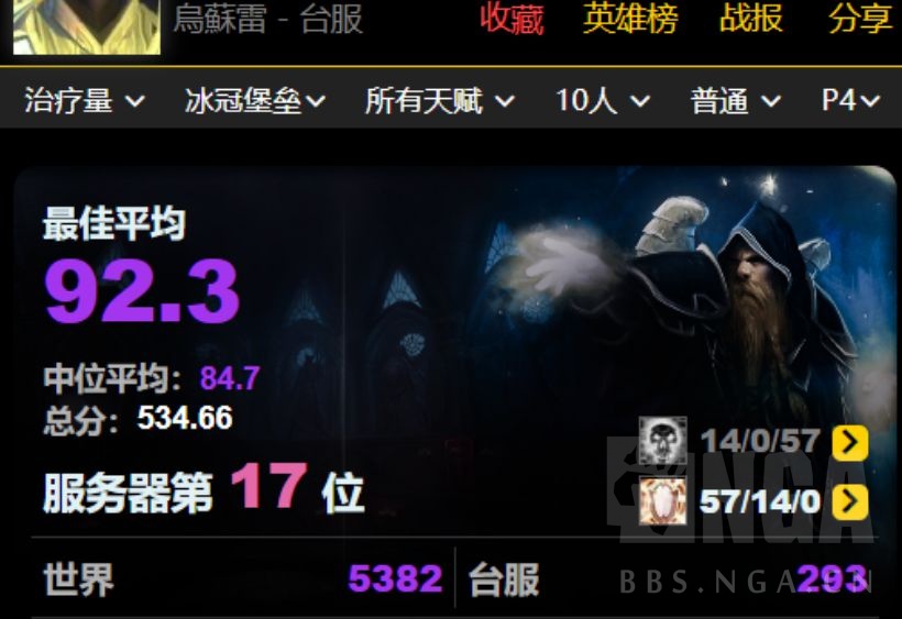 [提问] WCL评分如何选择显示分数高的副本难度和人数 178