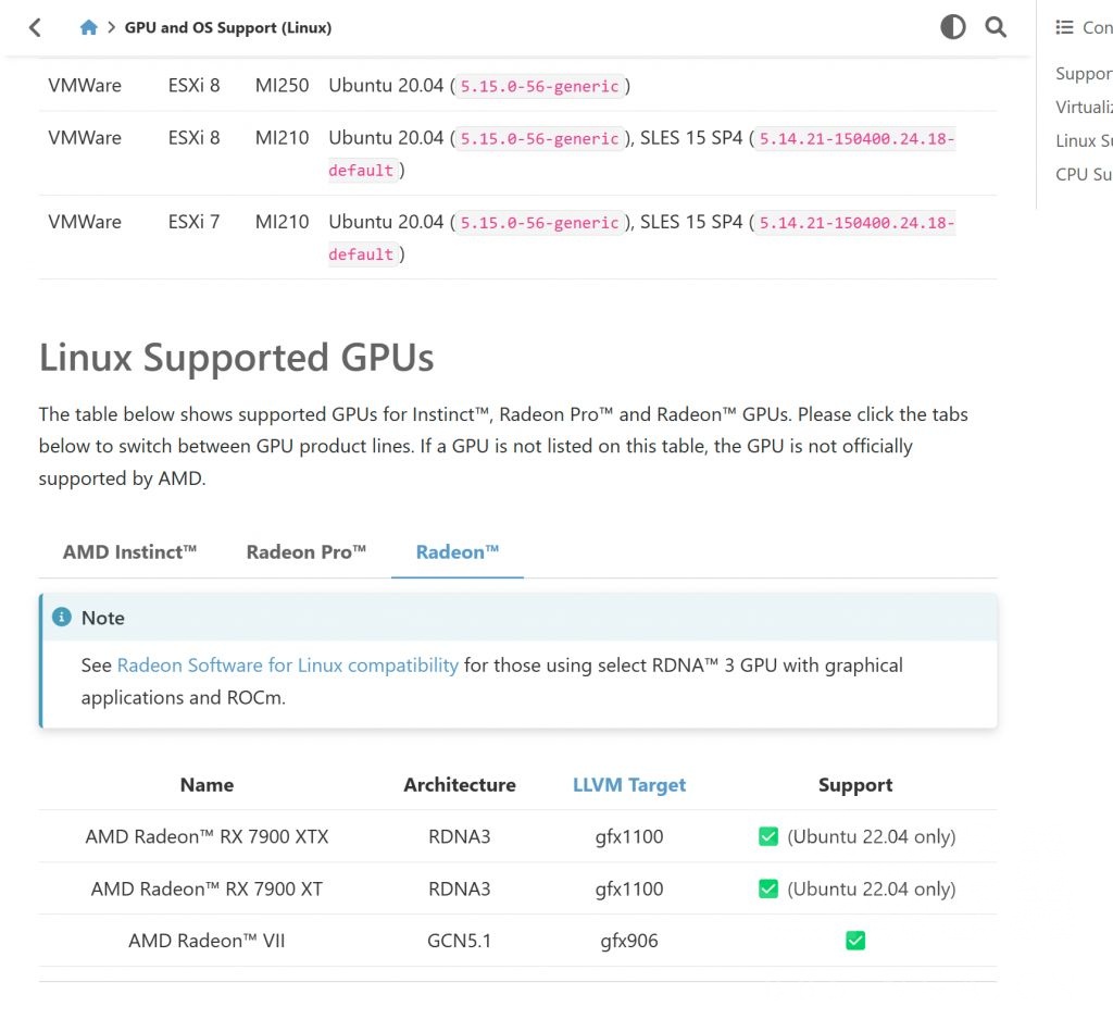 ROCM 5.7.1支持7900XT了 AMD YES NGA玩家社区