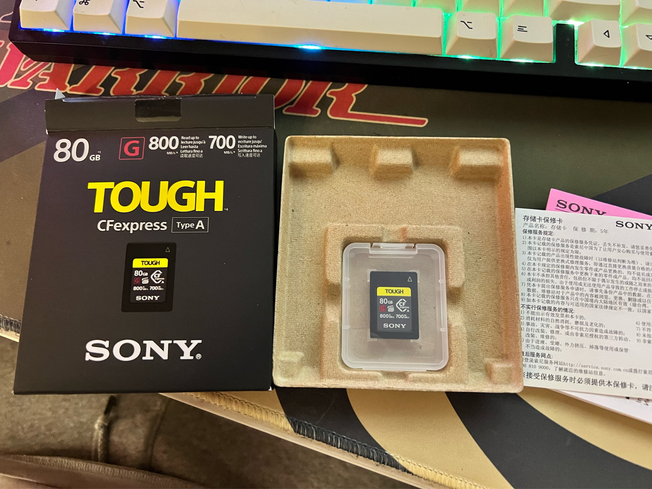 [影像设备] 索尼CFA卡，80G，基本全新(已出) NGA玩家社区