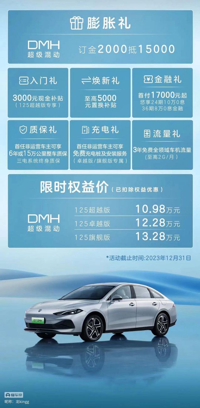 荣威D7上市一月官降1w3 NGA玩家社区