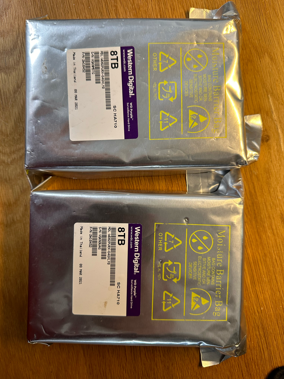 [已出] 西数紫盘 8TB全新未拆封x2 NGA玩家社区