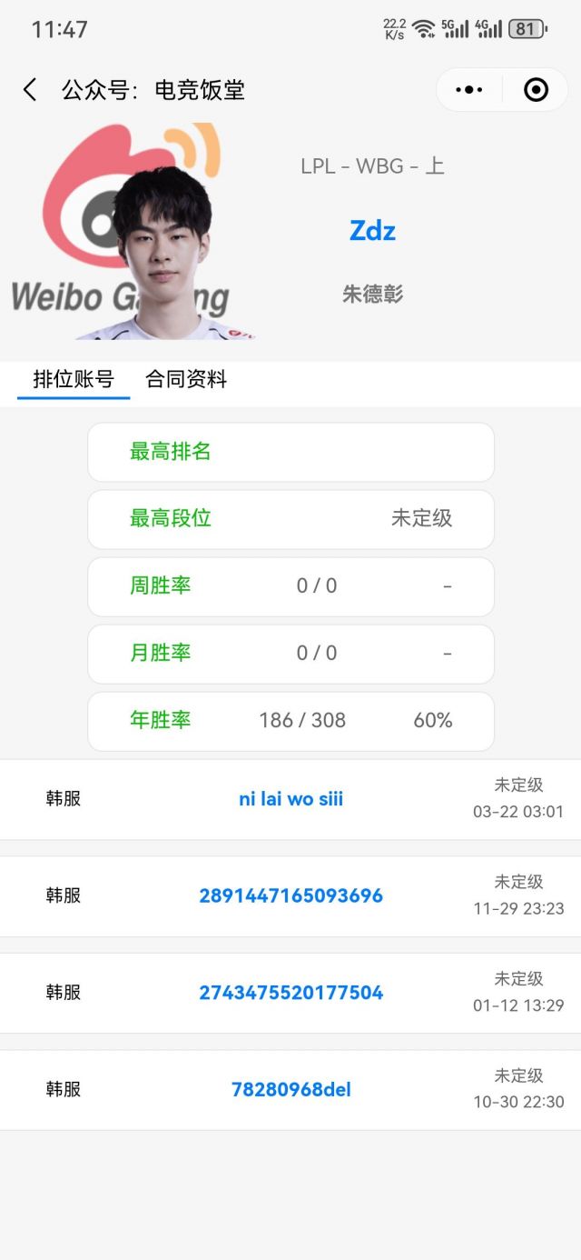 [本赛区赛事]结束了吧WBG.Zdz NGA玩家社区