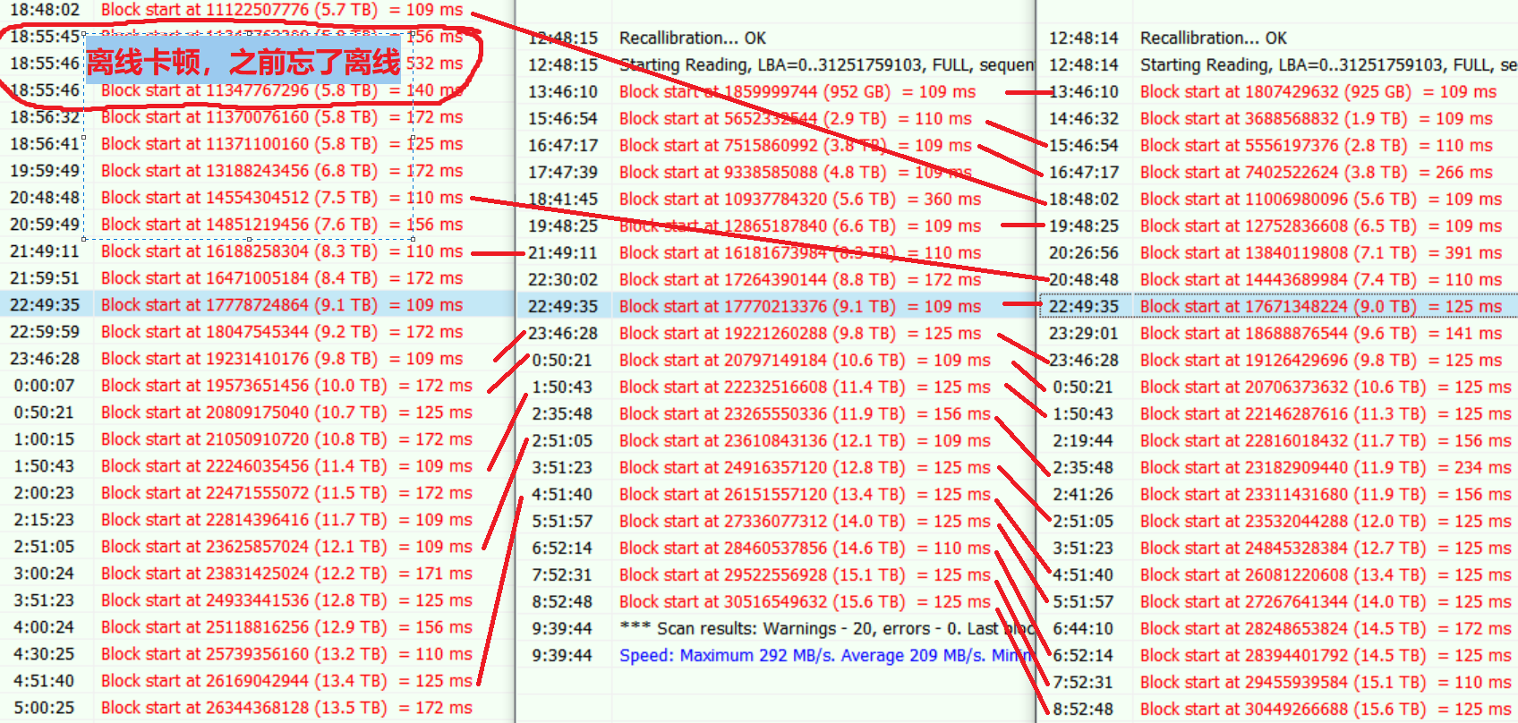 慢扫3个东芝16T，正规NAS盘 VS 2个拆机企业盘 —— 再更新待机噪音表现，敲了1-2天终于不敲了！ NGA玩家社区