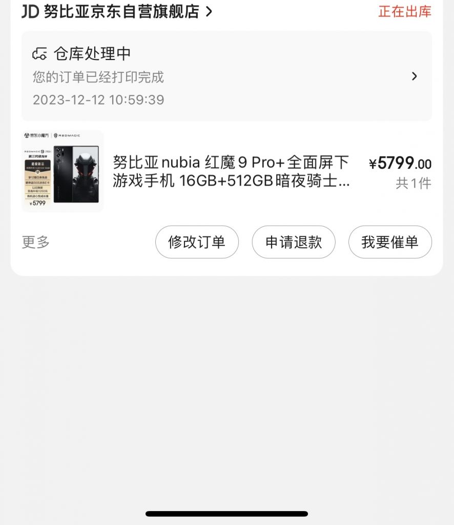 刚10点狗东的红魔9pro抢购 178