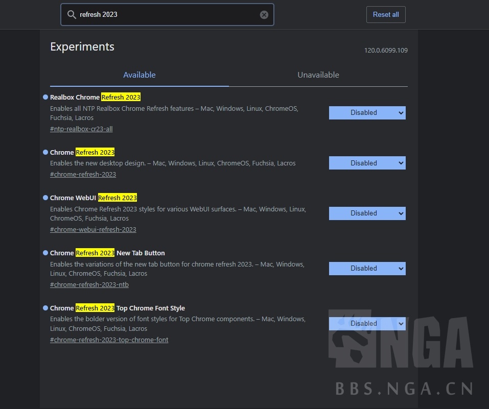 [其他问题] 被傻逼chrome的更新恶心到可以这样改回来..... NGA玩家社区