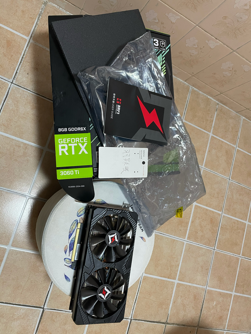 2000到付出耕升3060ti g6x，保修到26年2月，箱说全 NGA玩家社区