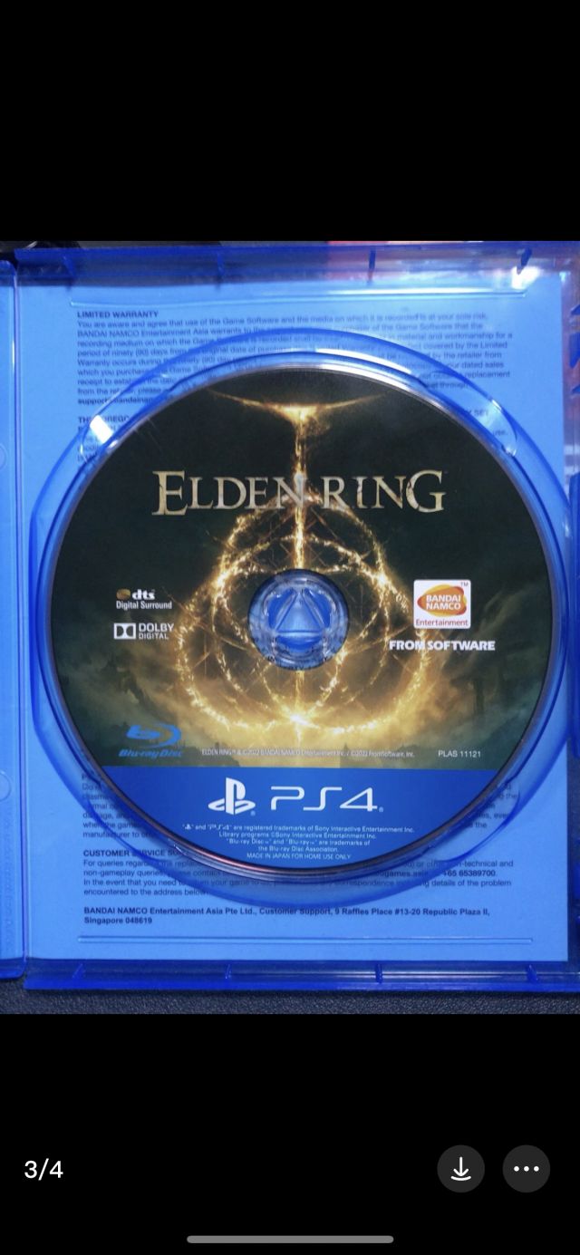 出个艾尔登法环 港版ps4盘 335包邮 NGA玩家社区