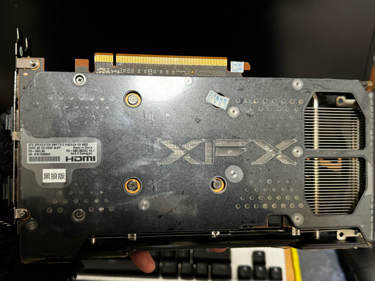 [电脑硬件]讯景Rx6600 8G黑狼，做了我一年多的亮机卡 NGA玩家社区