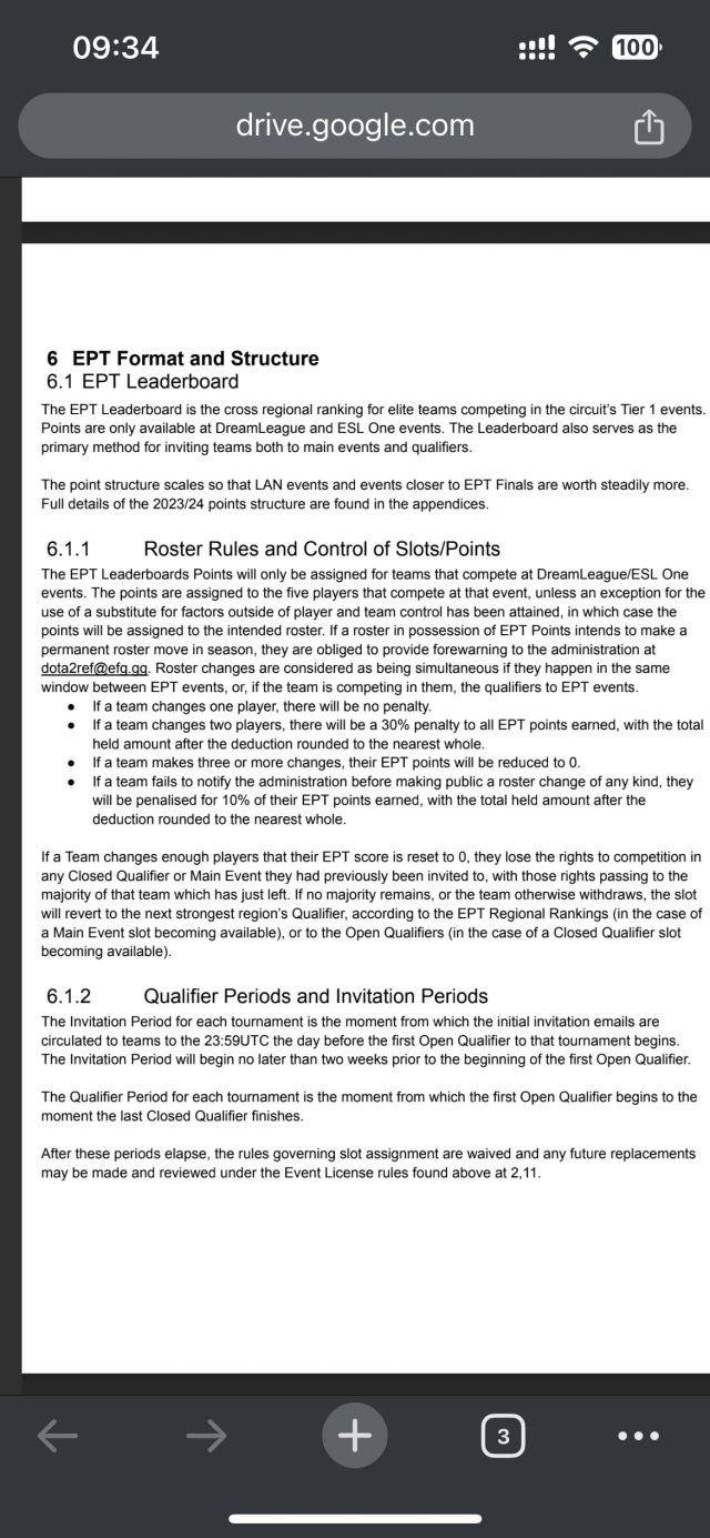 液体wiki显示ESL的积分转移给XG了，目前XG第一 NGA玩家社区