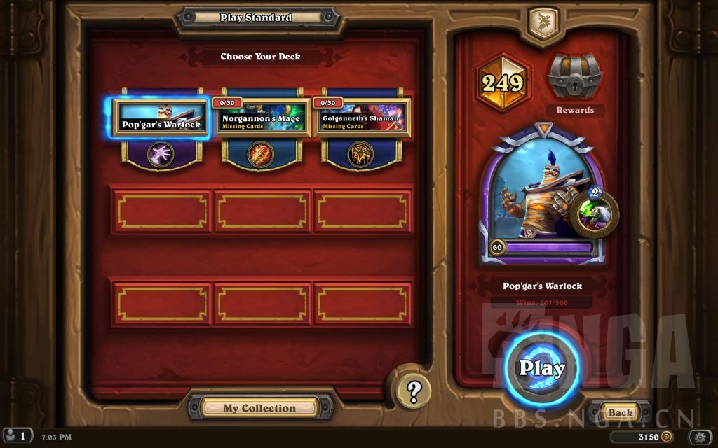 [标准] 推荐一套自组术士 拯救一下倒数职业 NGA玩家社区