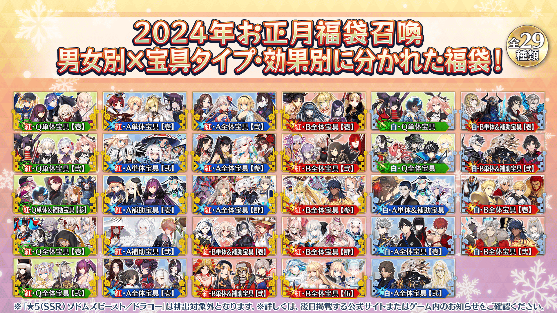 [侠客救援] [日服活动] 日服2024福袋&新年日替简单分析(光狐就到今晚23点，需要但是还没抽的注意下) NGA玩家社区