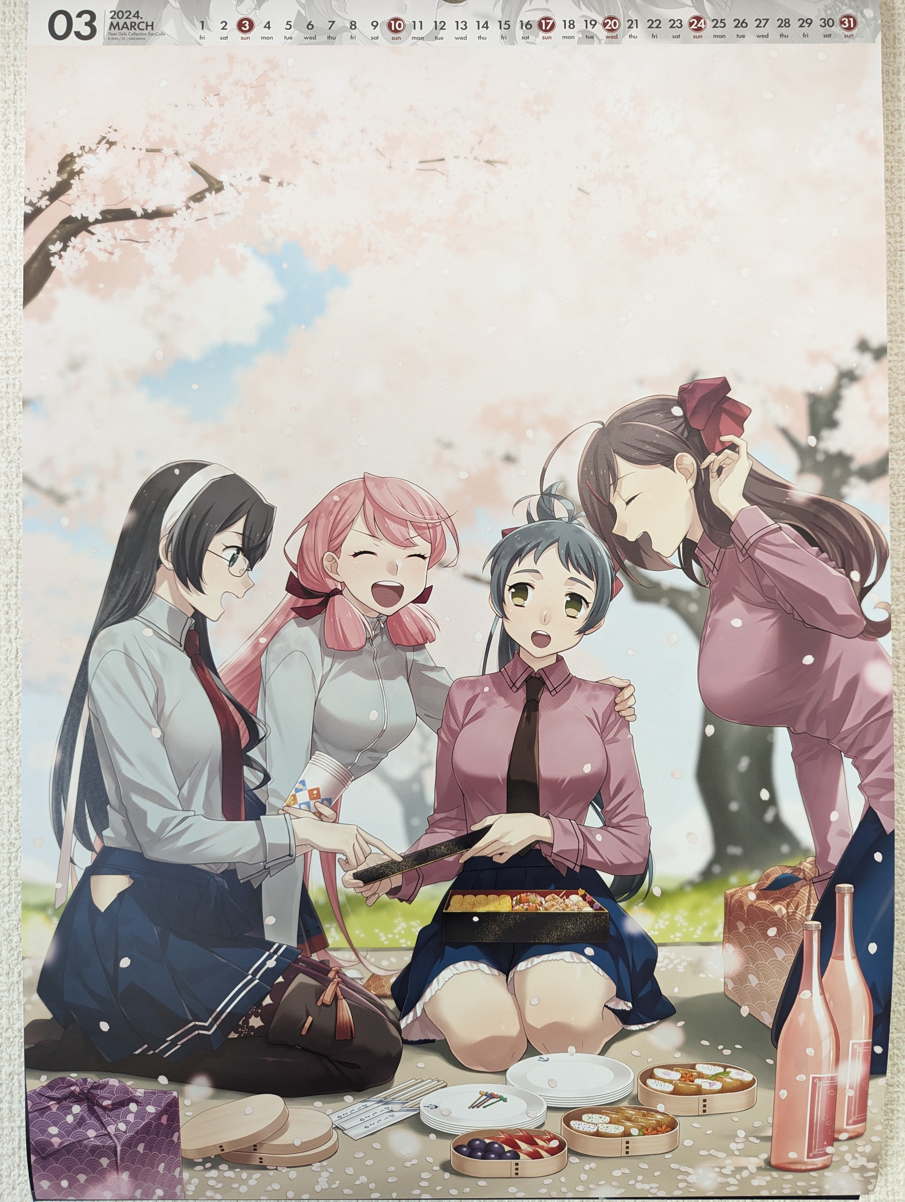 [舰colle] 2024年日历扫图 NGA玩家社区