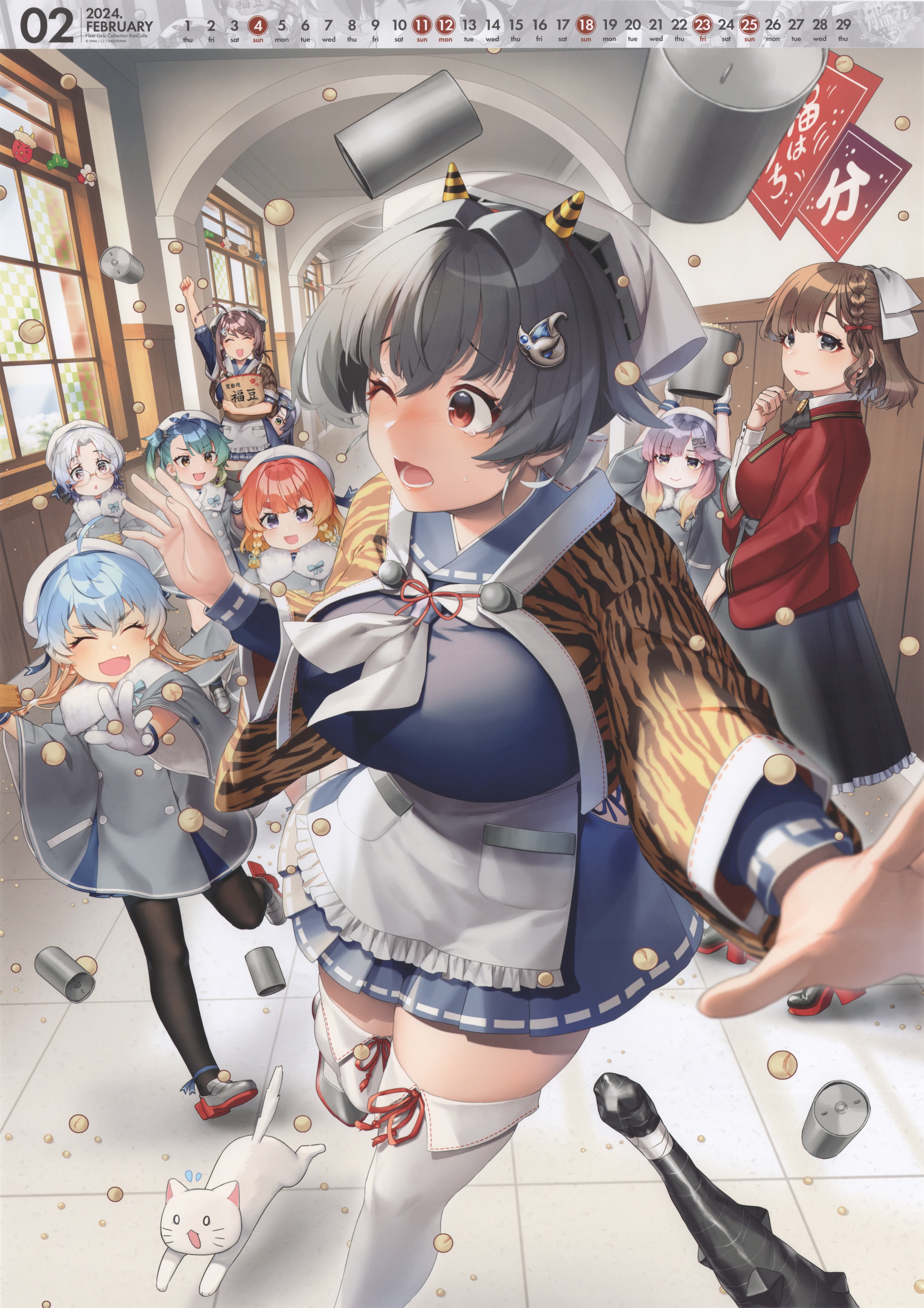 [舰colle] 2024年日历扫图 NGA玩家社区