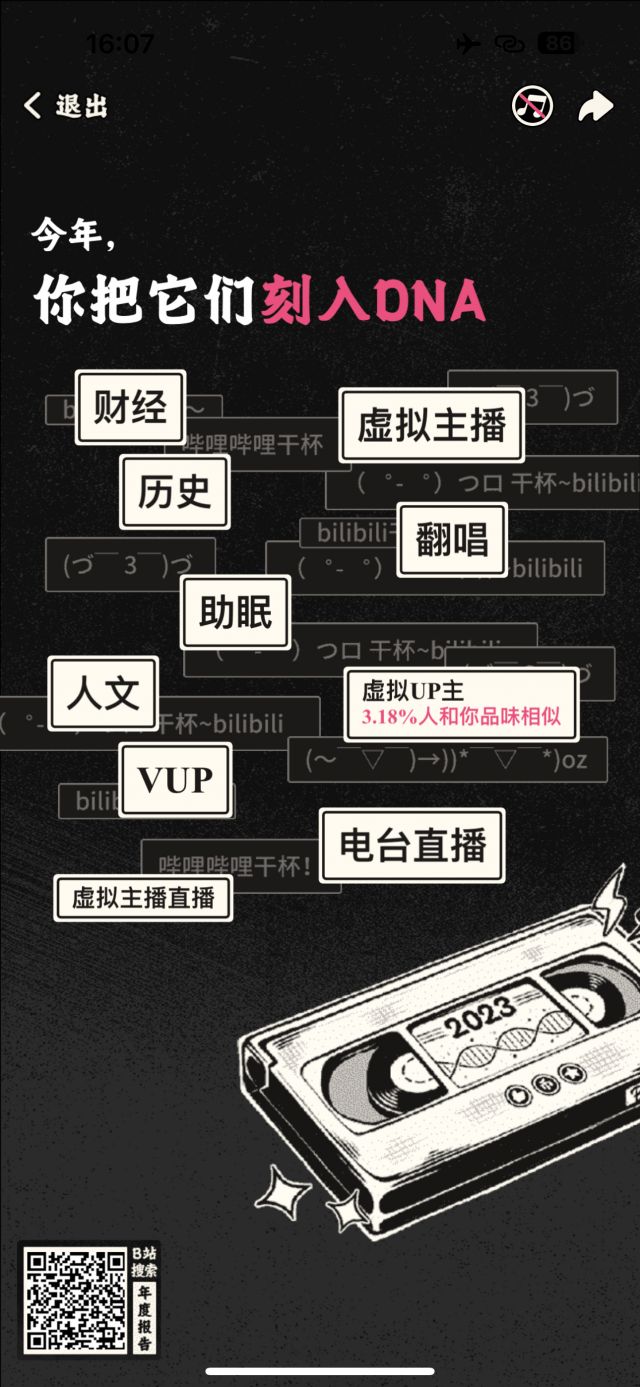 晒晒年度报告关键词的vtb NGA玩家社区