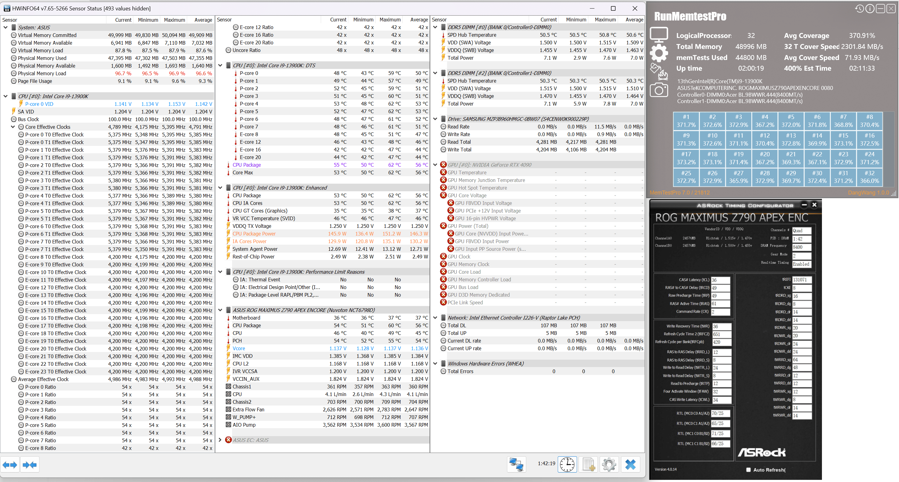DDR5 3GB MDie 超频8400作业，以及MDie与ADie时序和效能对比 NGA玩家社区