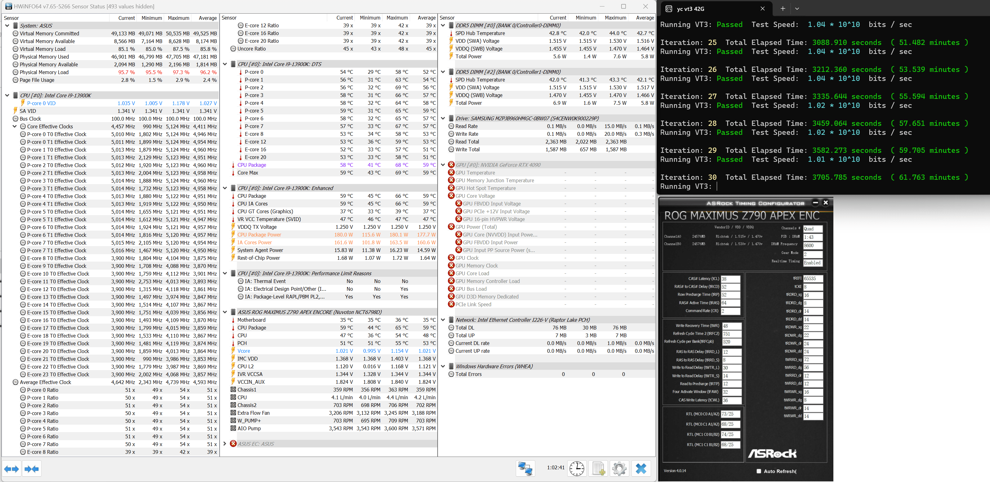 DDR5 3GB MDie 超频8400作业，以及MDie与ADie时序和效能对比 NGA玩家社区