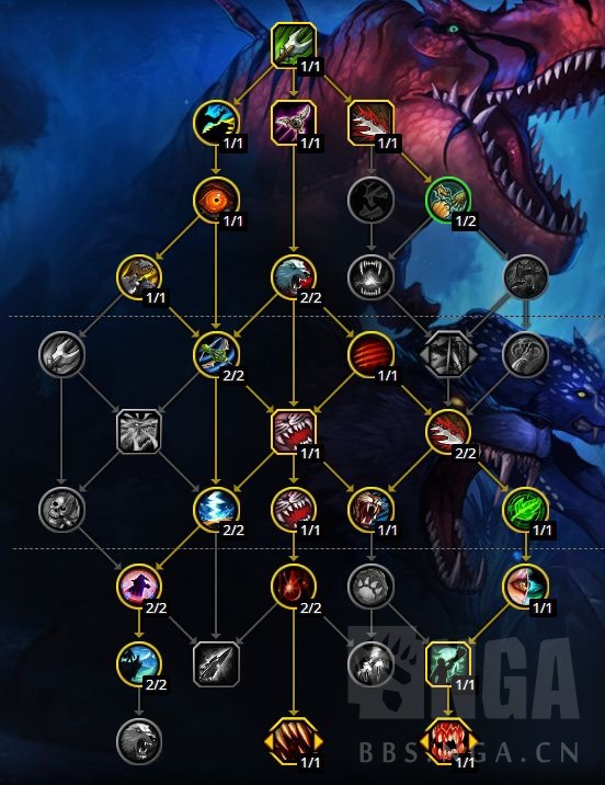 [兽王] [PVE] 10.2兽王专精指南(11.20更新---优化属性衰减下的属性选择) 178