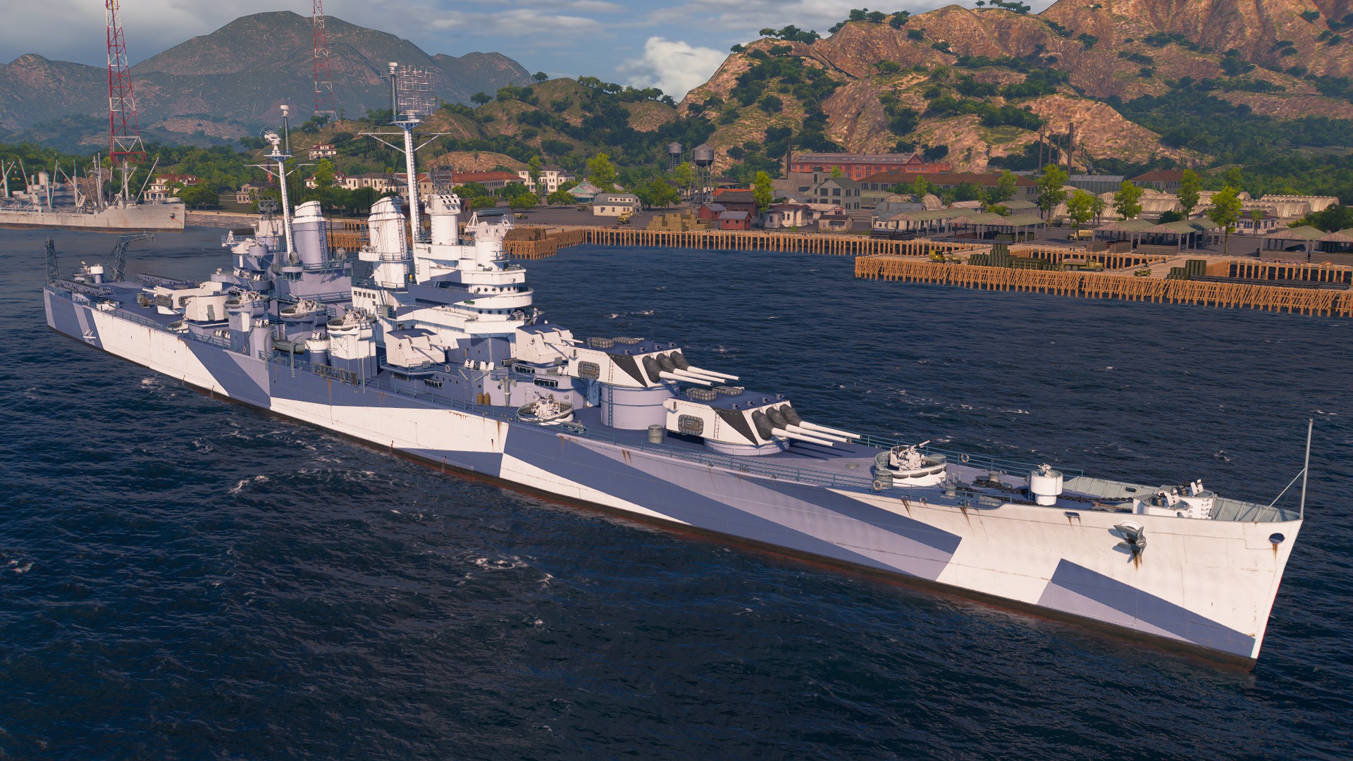 [战舰涂装MOD] 巴尔的摩 MS33涂装 NGA玩家社区