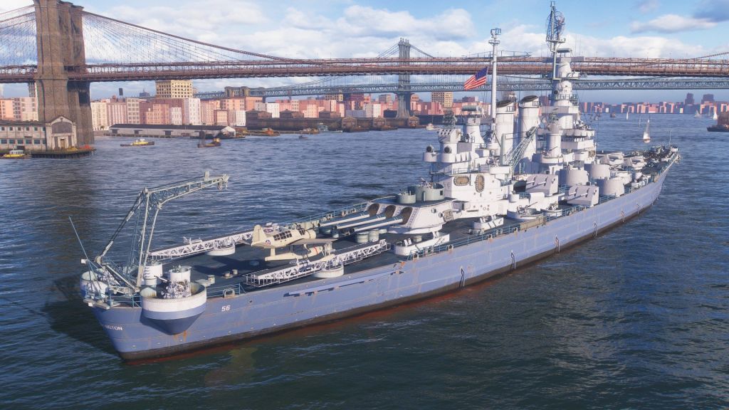 [战舰涂装MOD] 北卡罗莱纳 MS22涂装 华盛顿号舷号 178