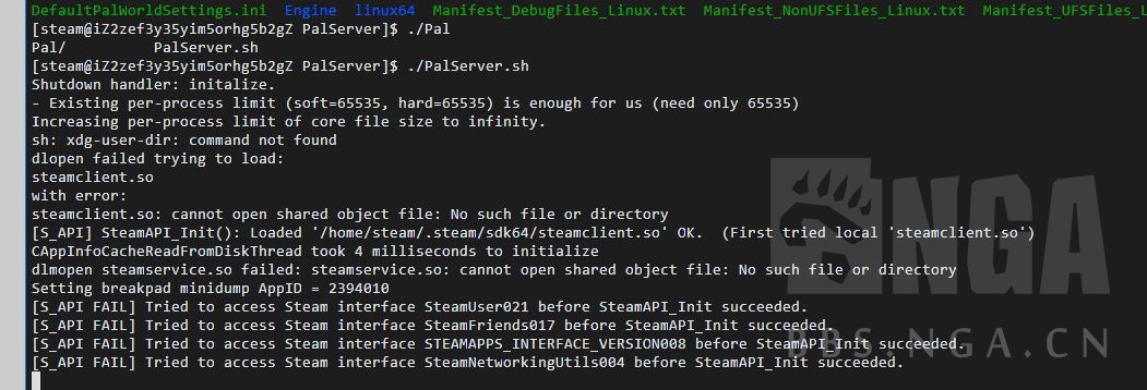 [幻兽帕鲁][攻略心得] Docker/Linux 幻兽帕鲁 PalWorld 独立服务器 开设教程/爆内存目前解法/一些已知问题/管理员认证与指令 NGA玩家社区
