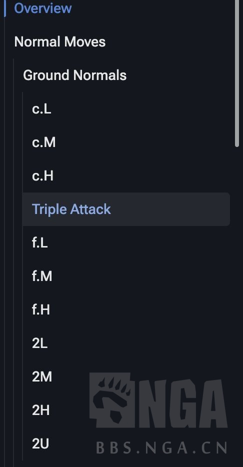 [萌新提问] 请问这些招式术语里的f，c是什么意思？(GBVSR) NGA玩家社区