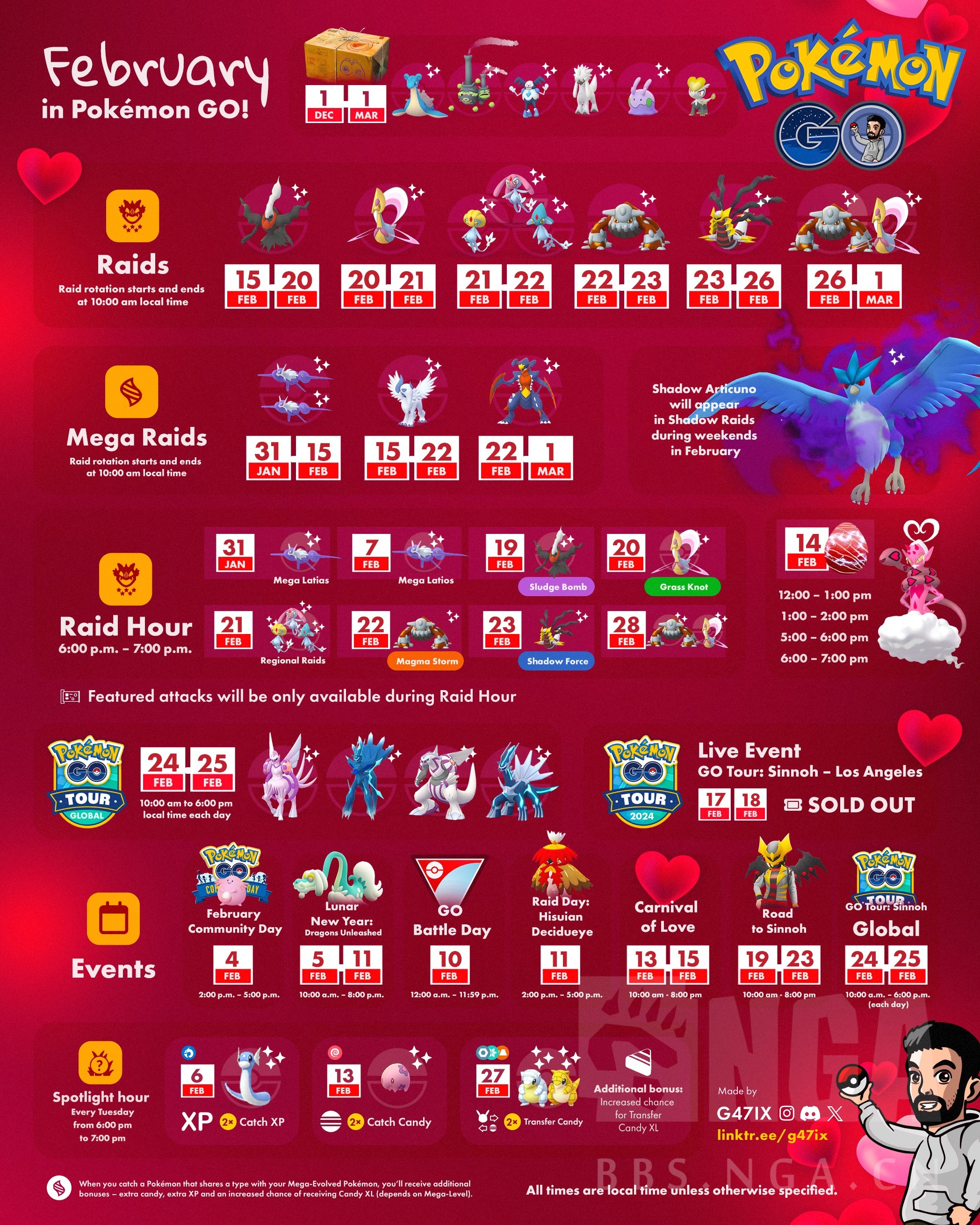 Pokemon Go 2月活动日程 178